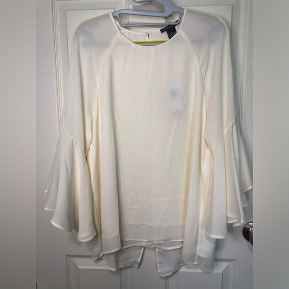 Chelsea & Theodore | Tops | Chelsea Theodore Ivory Blouse | Poshmark